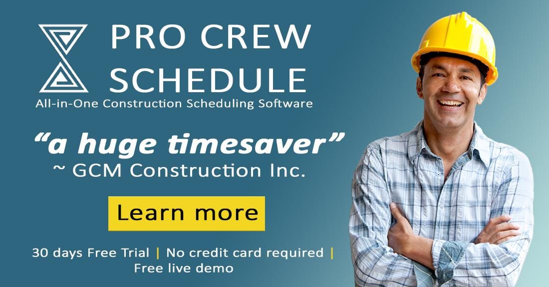 How Pro Crew Schedule Helps Construction Businesses | PRO CREW SCHEDULE